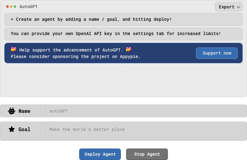 AutoGPT | AI Chatbot Assistant by Appy Pie